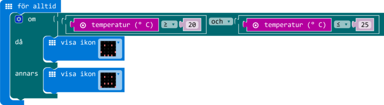 Termometer - Mer Microbit