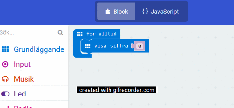 block-javascript - Mer Microbit